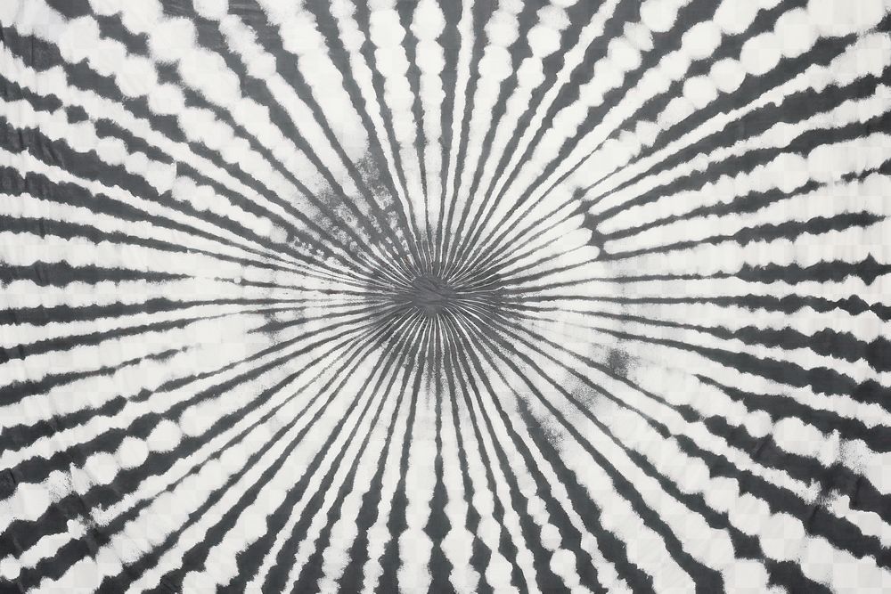 Monochrome abstract radial pattern fabric | Free PNG - rawpixel