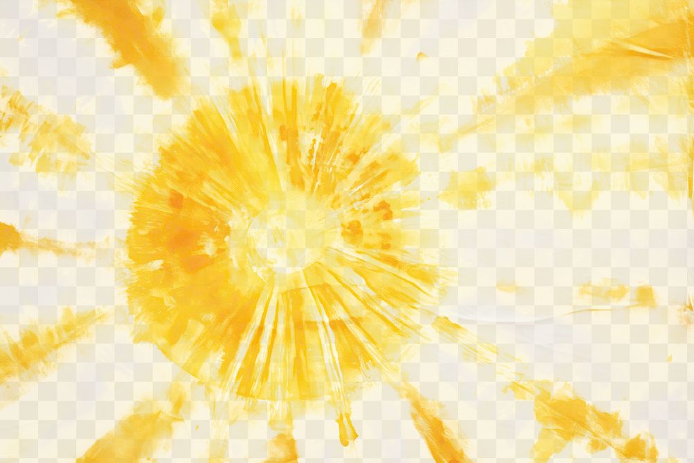 Vibrant abstract yellow burst fabric | Free PNG - rawpixel