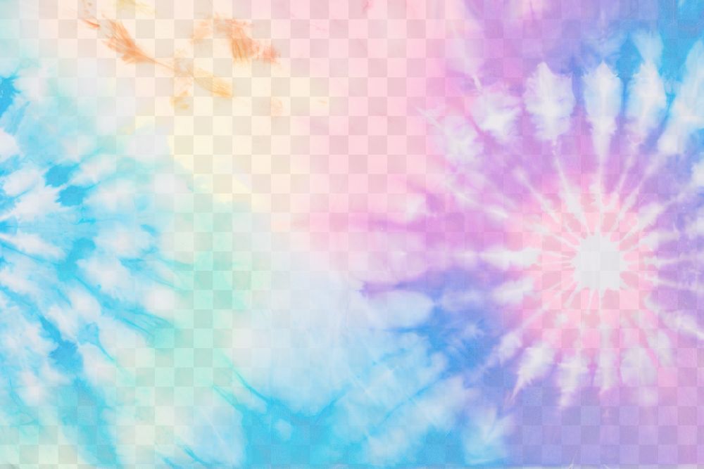 Vibrant tie-dye spiral fabric texture | Free PNG - rawpixel