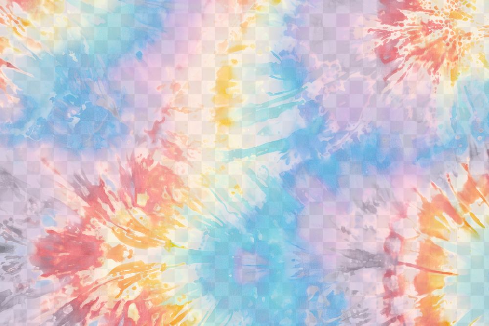 Vibrant tie-dye abstract fabric texture | Free PNG - rawpixel