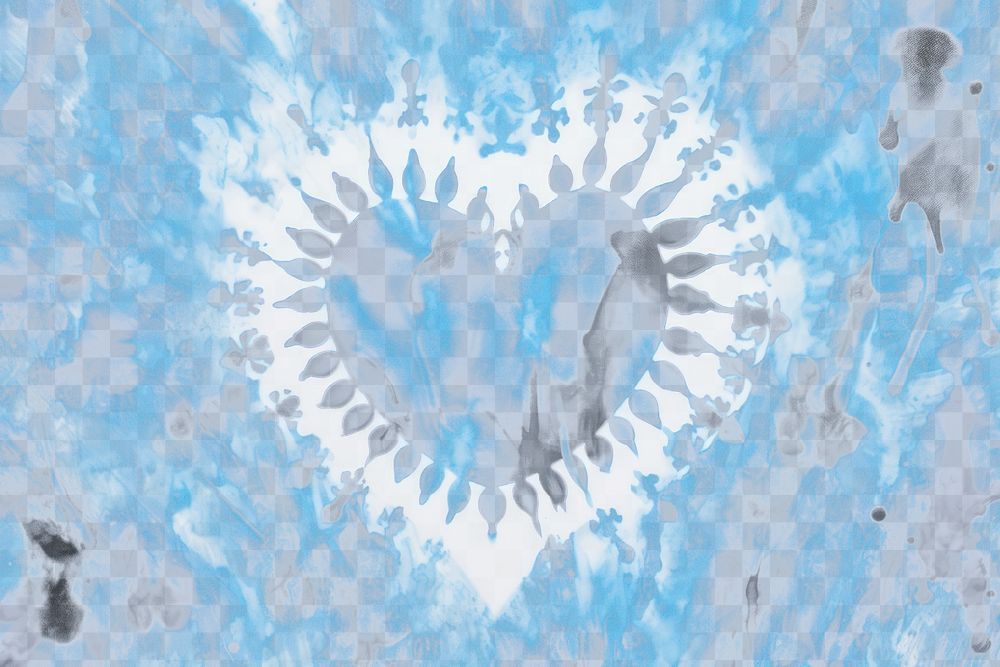 Abstract blue heart texture png | Free PNG - rawpixel