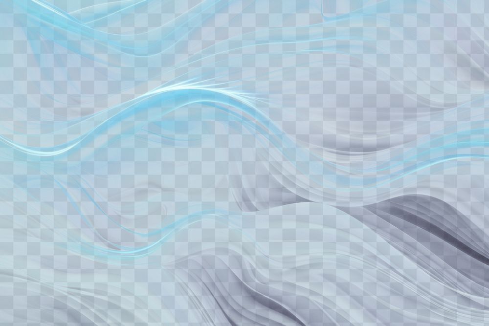 Abstract flowing blue waves png | Free PNG - rawpixel
