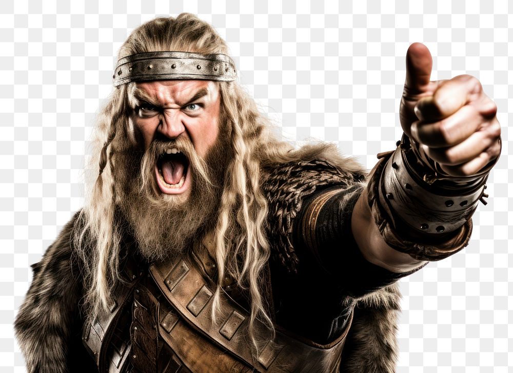 Viking male shouting adult | Free PNG - rawpixel