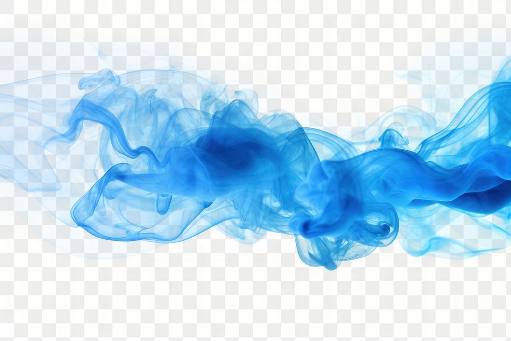 PNG Abstract blue smoke art | Free PNG - rawpixel