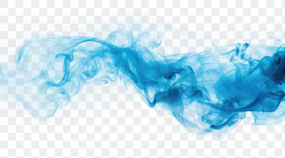 PNG Abstract blue smoke art | Free PNG - rawpixel