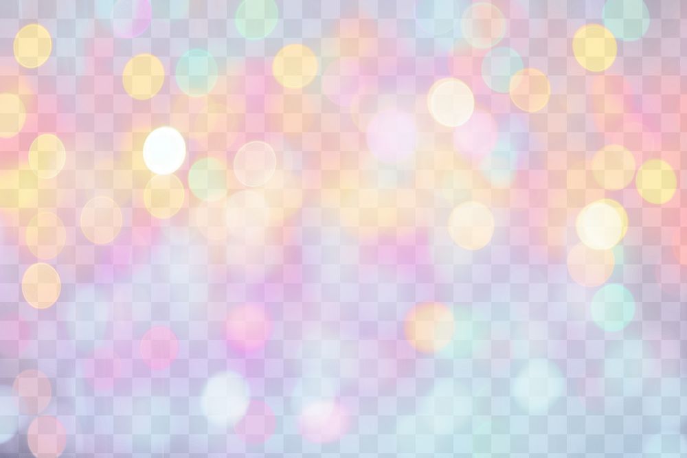PNG Colorful bokeh lights background | Free PNG - rawpixel