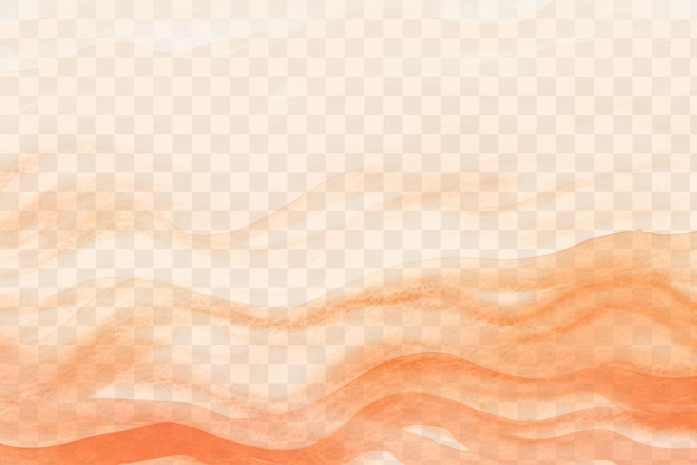 Vibrant orange watercolor png paint | Free PNG - rawpixel