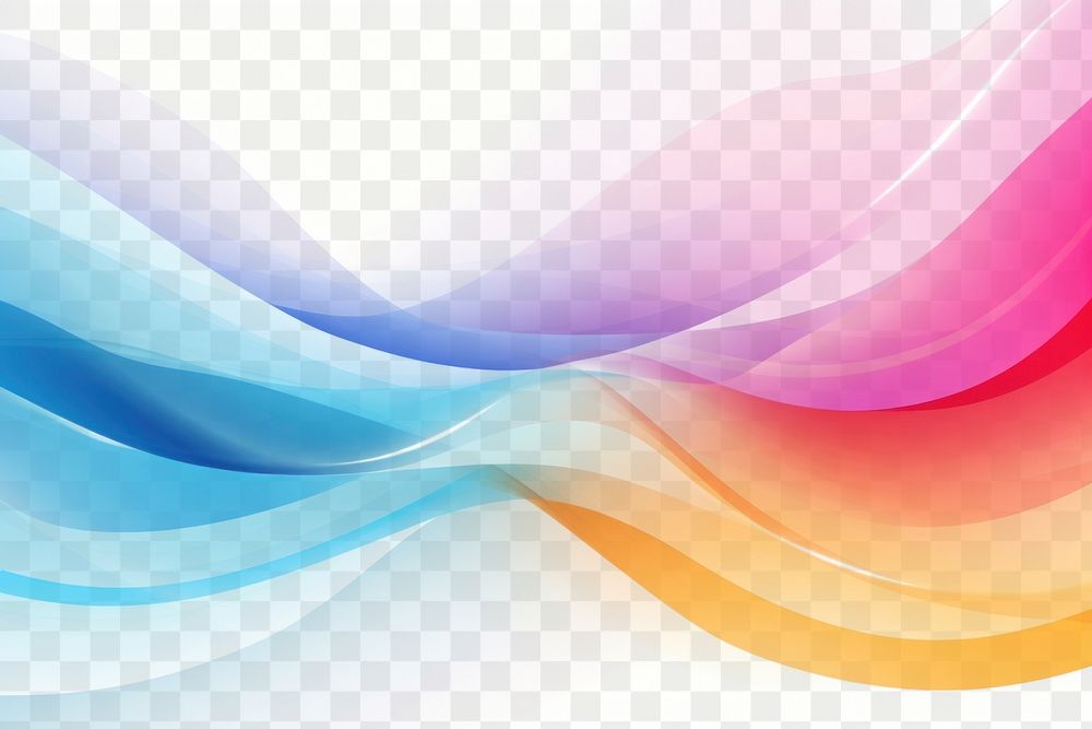 Vibrant abstract colorful waves png | Free PNG - rawpixel