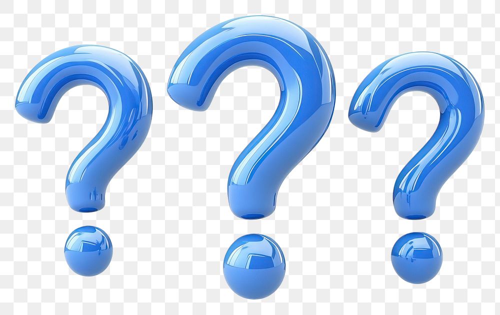 PNG Blue question marks illustration | Premium PNG - rawpixel