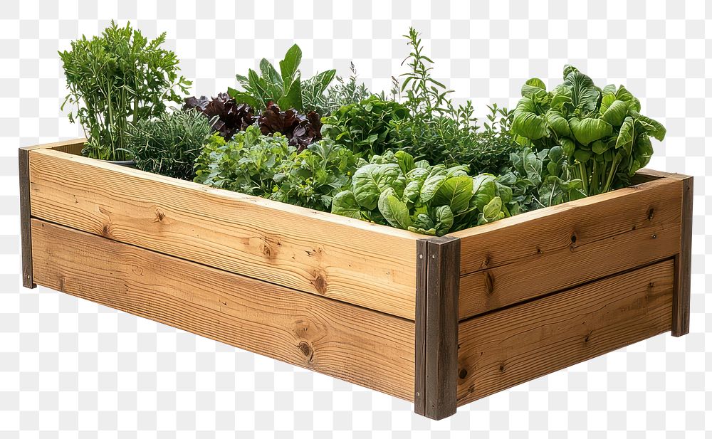 PNG Wooden raised bed filled | Free PNG - rawpixel