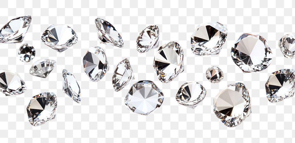 PNG Diamonds floating jewelry accessories | Premium PNG - rawpixel
