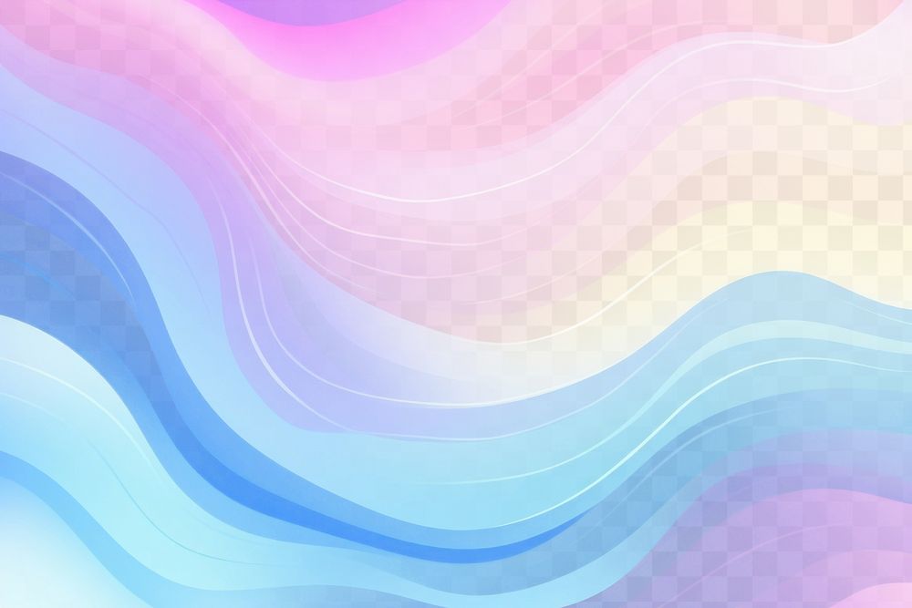Vibrant abstract gradient waves png | Free PNG - rawpixel