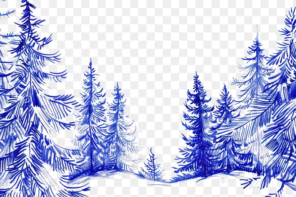 PNG Vintage drawing Christmas trees | Premium PNG - rawpixel