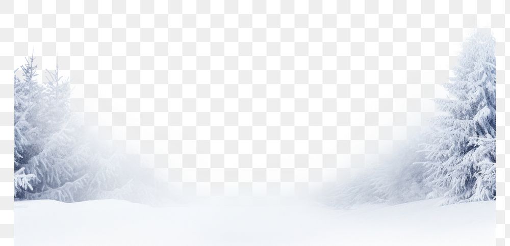 Winter snow border outdoors blizzard | Premium PNG - rawpixel