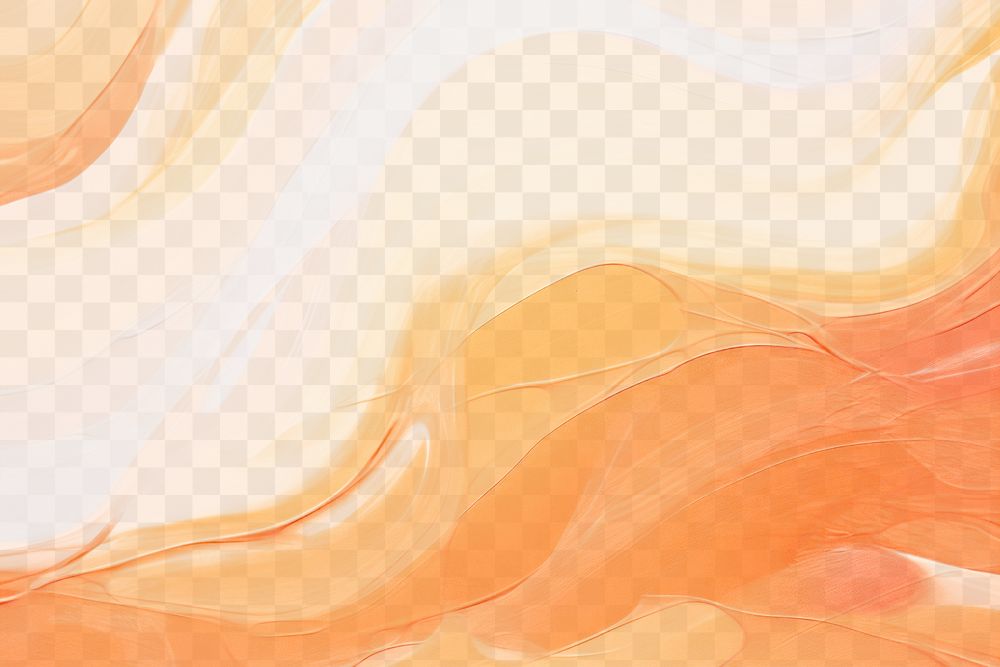 Vibrant orange abstract waves png | Free PNG - rawpixel
