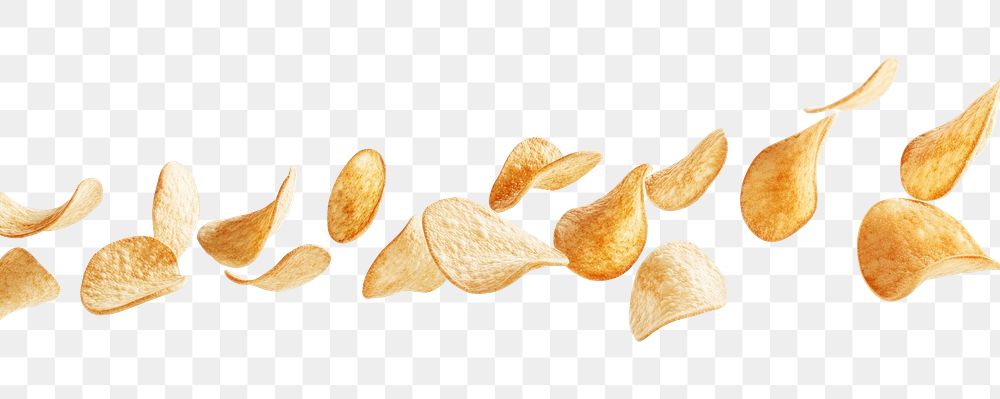 PNG Potato chips border floating | Free PNG - rawpixel