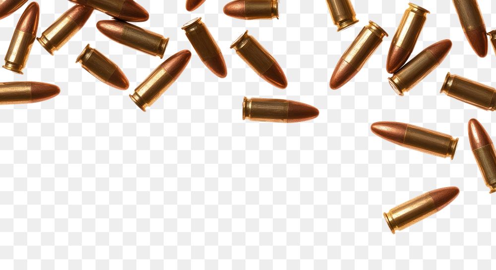 PNG Falling big bullets border | Free PNG - rawpixel