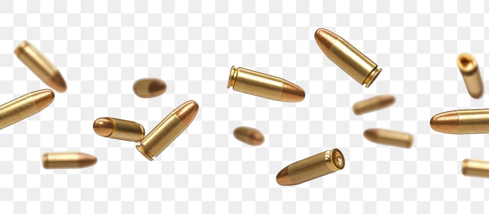 PNG Falling big bullets border | Free PNG - rawpixel