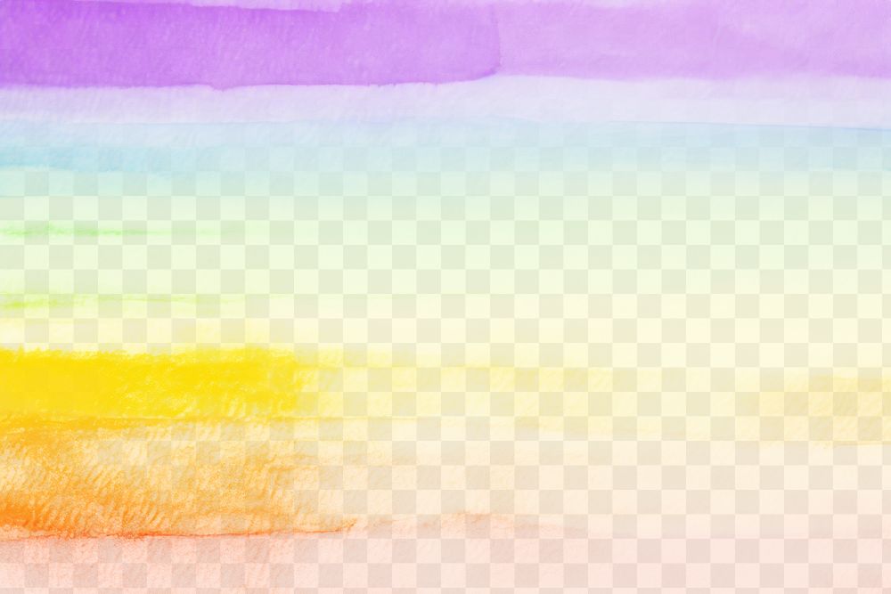 Vibrant watercolor rainbow gradient png | Free PNG - rawpixel