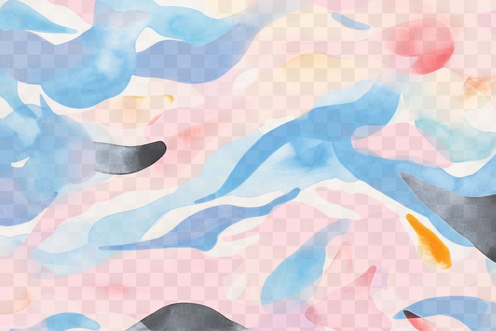 Vibrant abstract watercolor png paint | Free PNG - rawpixel