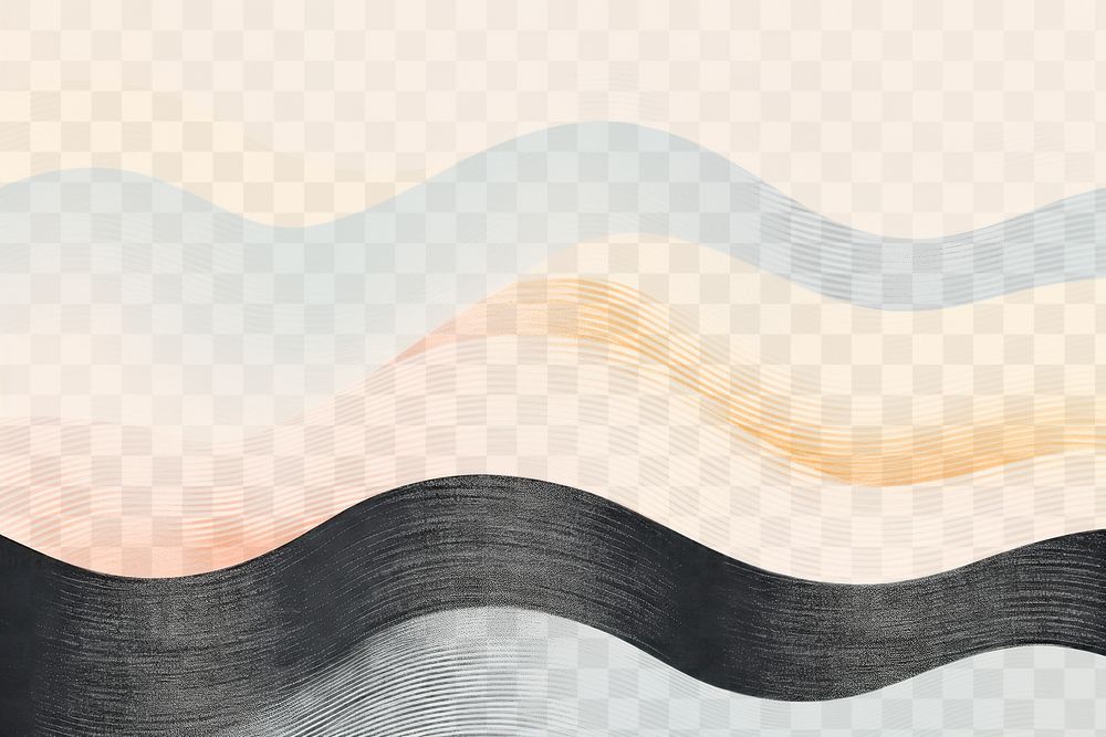 Abstract wavy lines gradient png | Free PNG - rawpixel