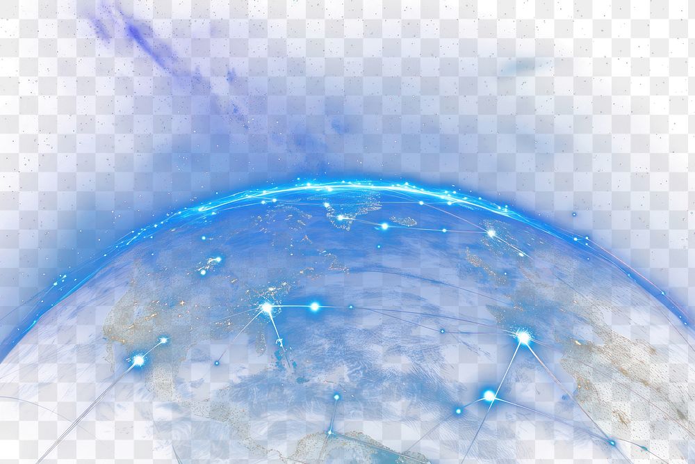 PNG Global network connectivity space | Free PNG - rawpixel