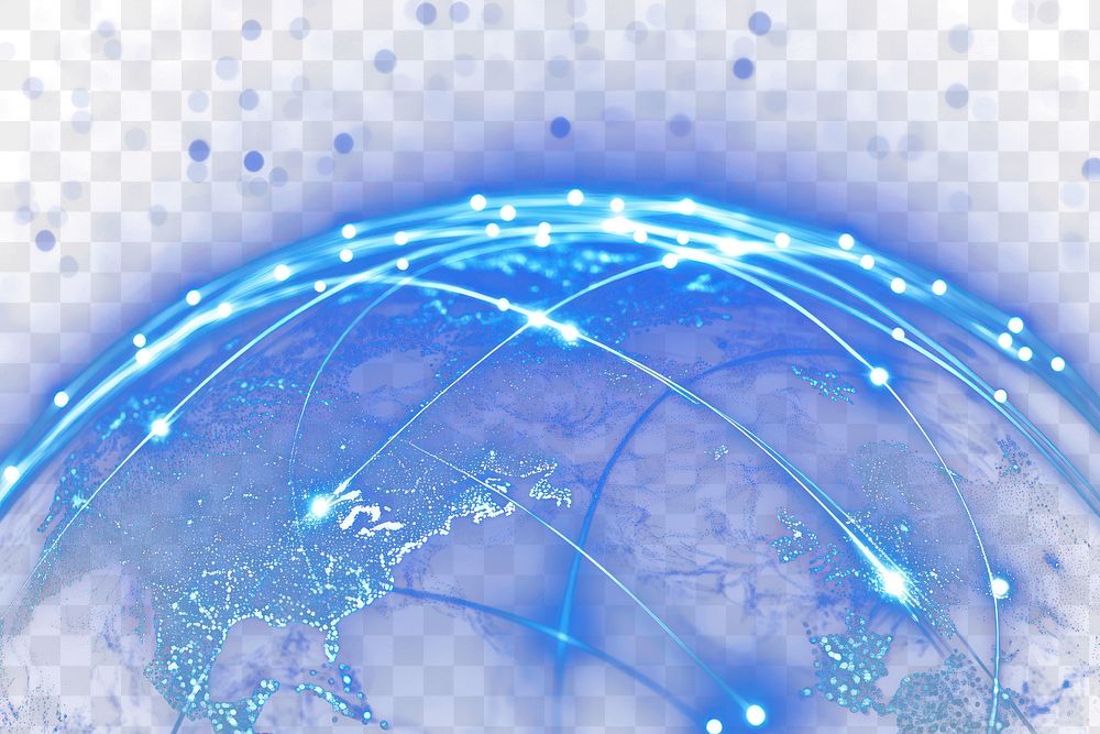 PNG Global connectivity network illustration | Free PNG - rawpixel