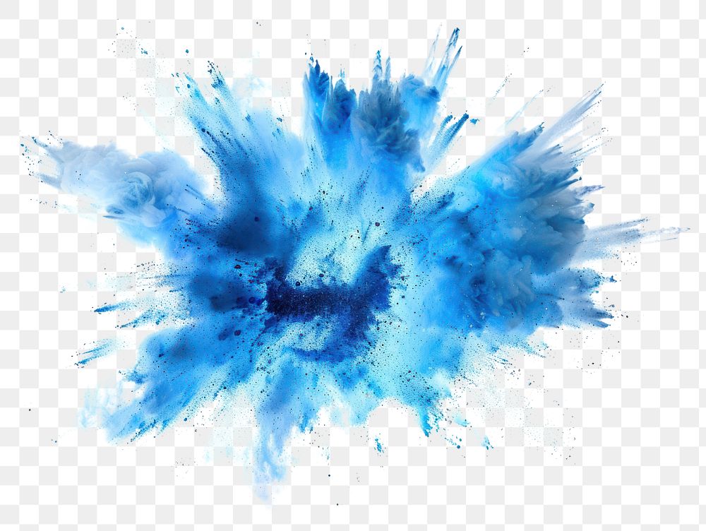 PNG Light blue explosion art | Free PNG - rawpixel