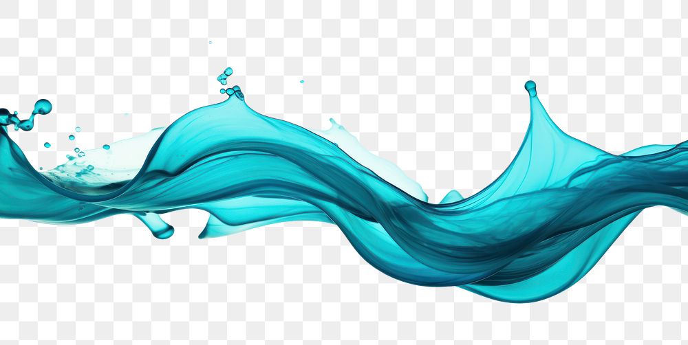 Turquoise splash background water art. | Free PNG - rawpixel