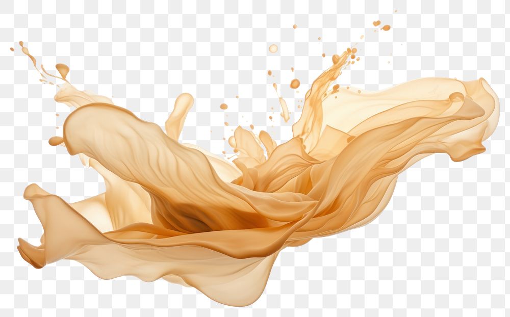 Beige splash abstract expression beverage. | Free PNG - rawpixel