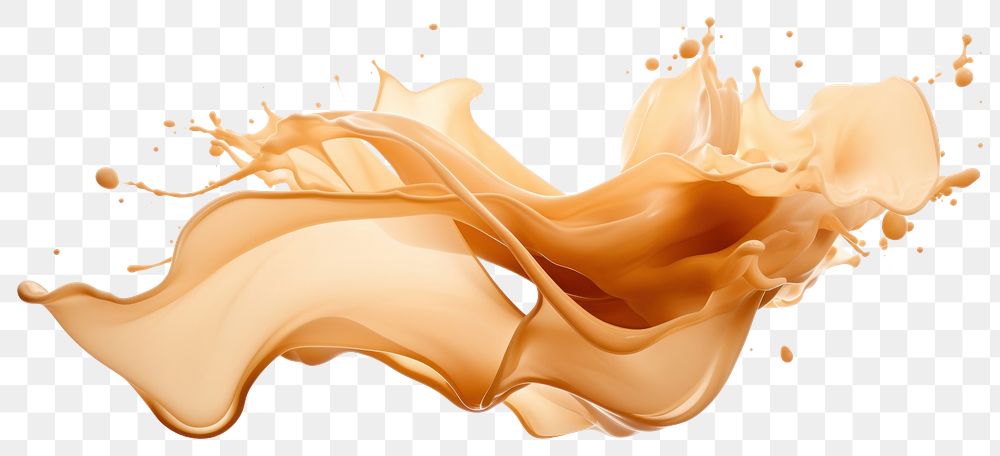 Beige splash abstract art graphics. | Free PNG - rawpixel