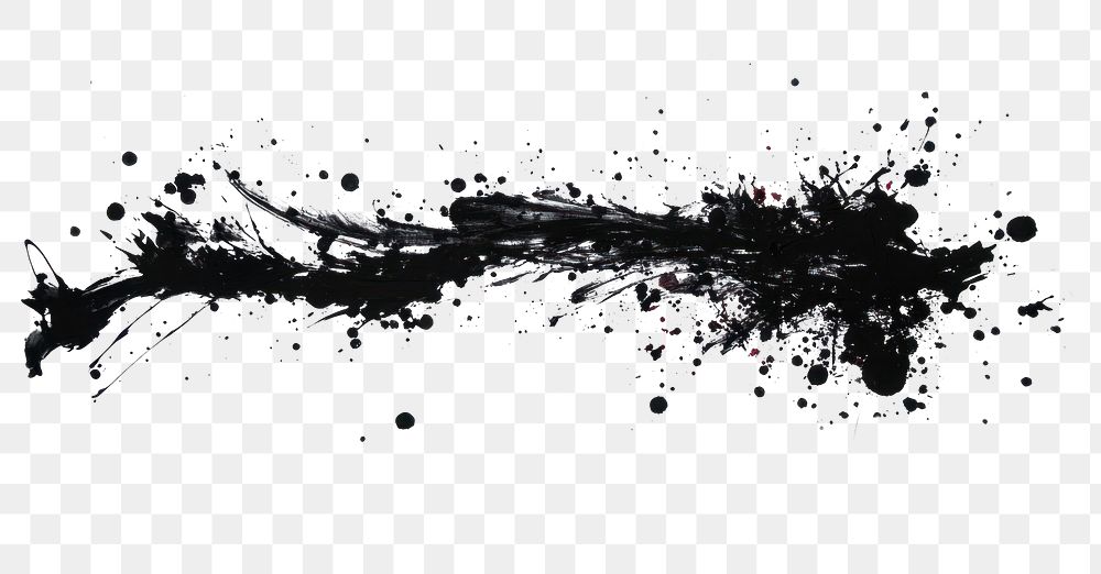 Ink splatter splash art contemporary | Free PNG - rawpixel