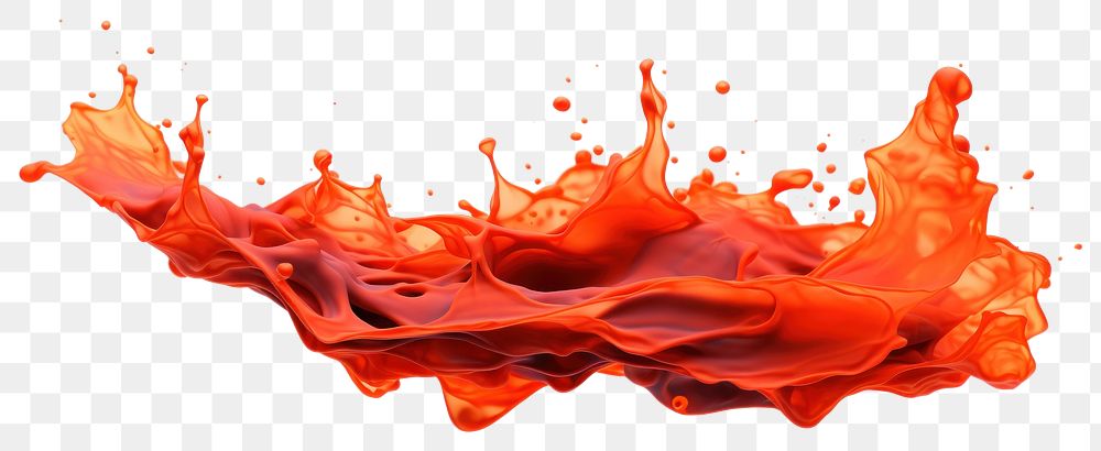 Lava splash abstract art blossom. | Free PNG - rawpixel