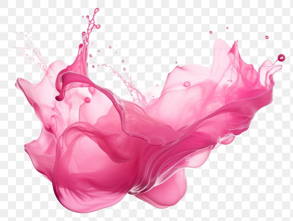 Pink liquid splash abstract shape | Free PNG - rawpixel