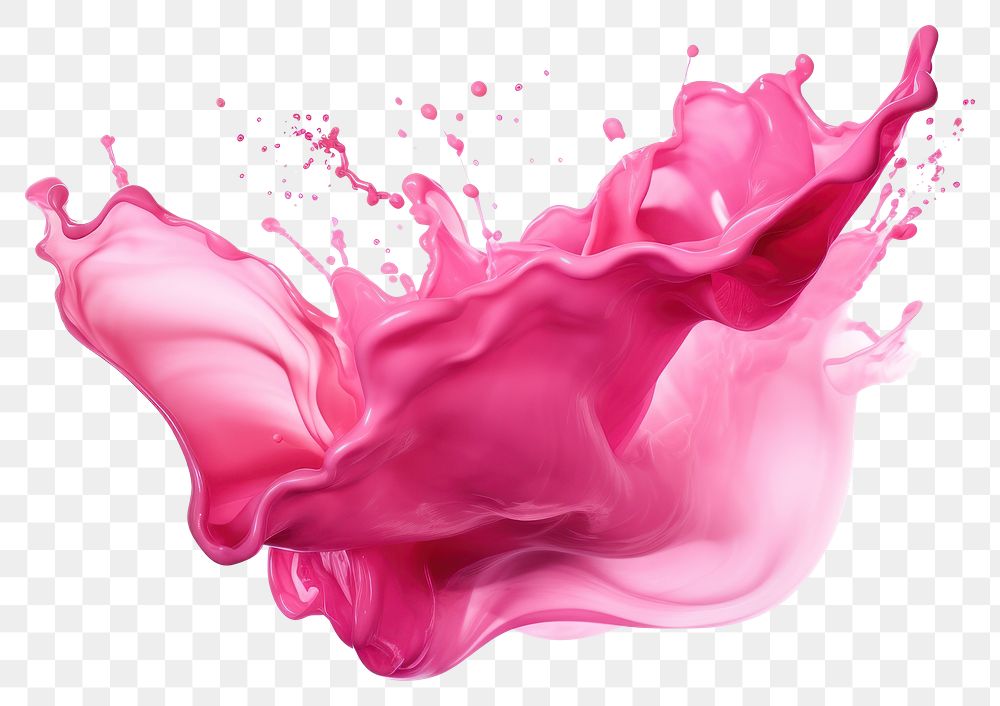 Pink liquid splash abstract expression | Free PNG - rawpixel