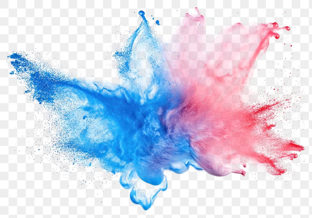Powder paint splash abstract art | Free PNG - rawpixel