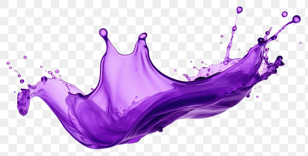 Purple liquid splash abstract art | Free PNG - rawpixel