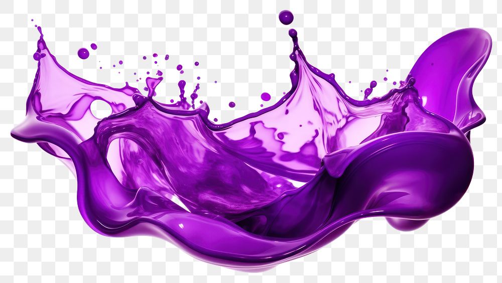Purple liquid splash graphics artistic | Free PNG - rawpixel