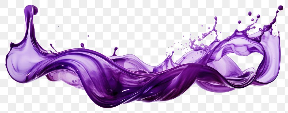 Purple liquid splash abstract art | Free PNG - rawpixel