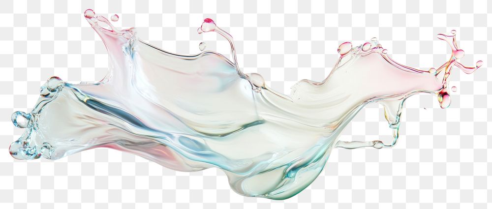 Clear gel splash background abstract | Free PNG - rawpixel