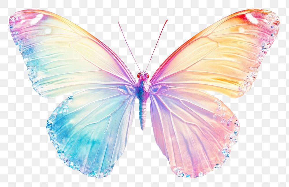 PNG Soft pastel color butterfly | Free PNG - rawpixel