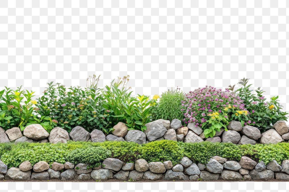 Real backyard landscape border architecture | Free PNG - rawpixel