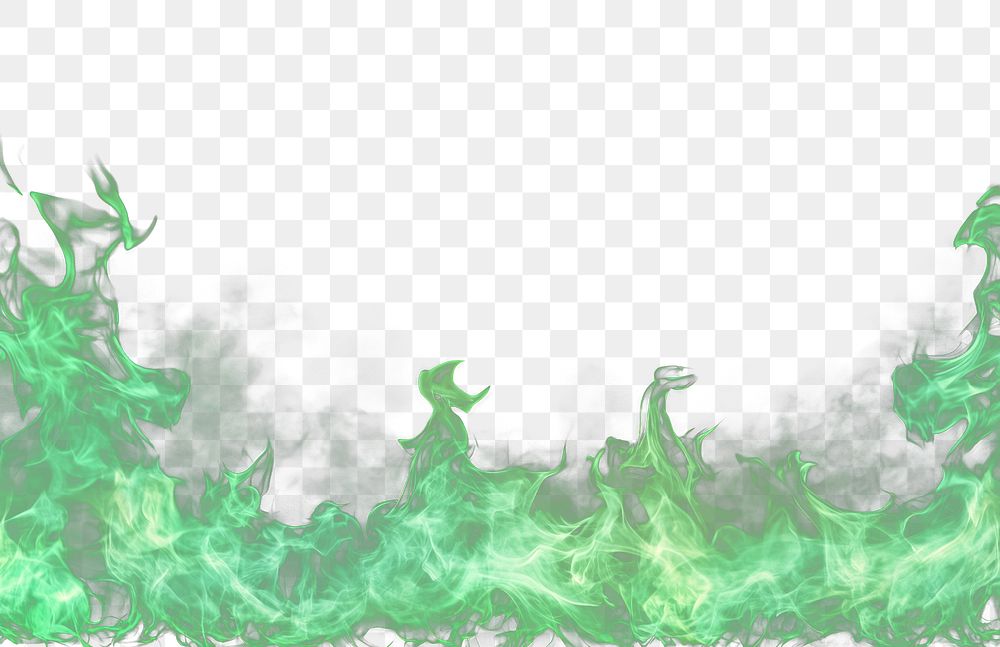 PNG Vibrant green flame background | Free PNG - rawpixel