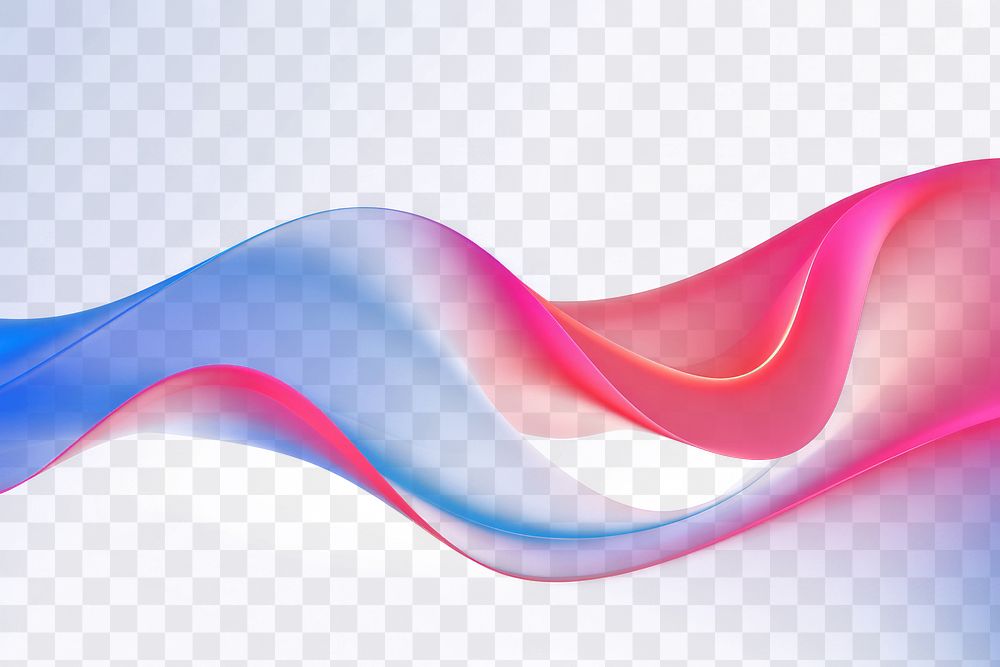 Vibrant abstract wave png overlay | Free PNG - rawpixel