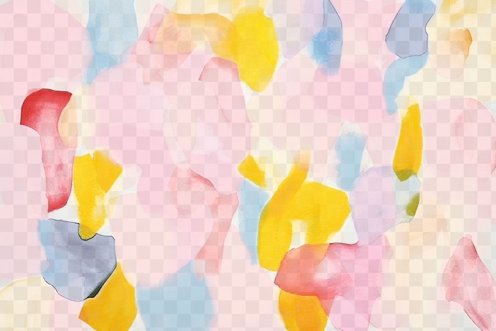 Colorful abstract watercolor png paint | Free PNG - rawpixel