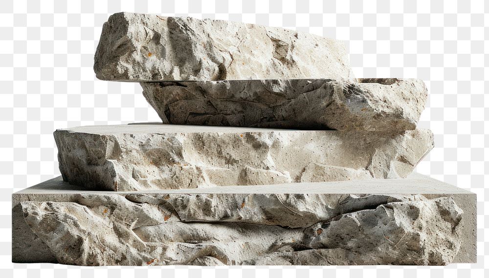 Rock podium limestone mineral. | Free PNG - rawpixel