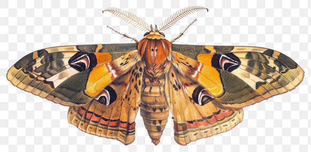 PNG Moth moth illustration artwork. | Free PNG - rawpixel