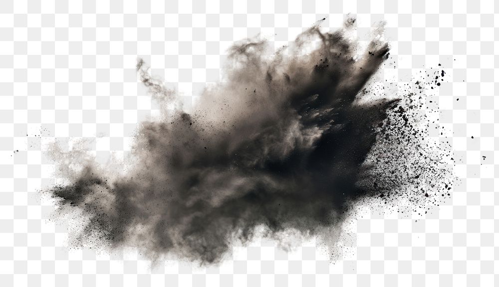 PNG Abstract black powder explosion | Free PNG - rawpixel