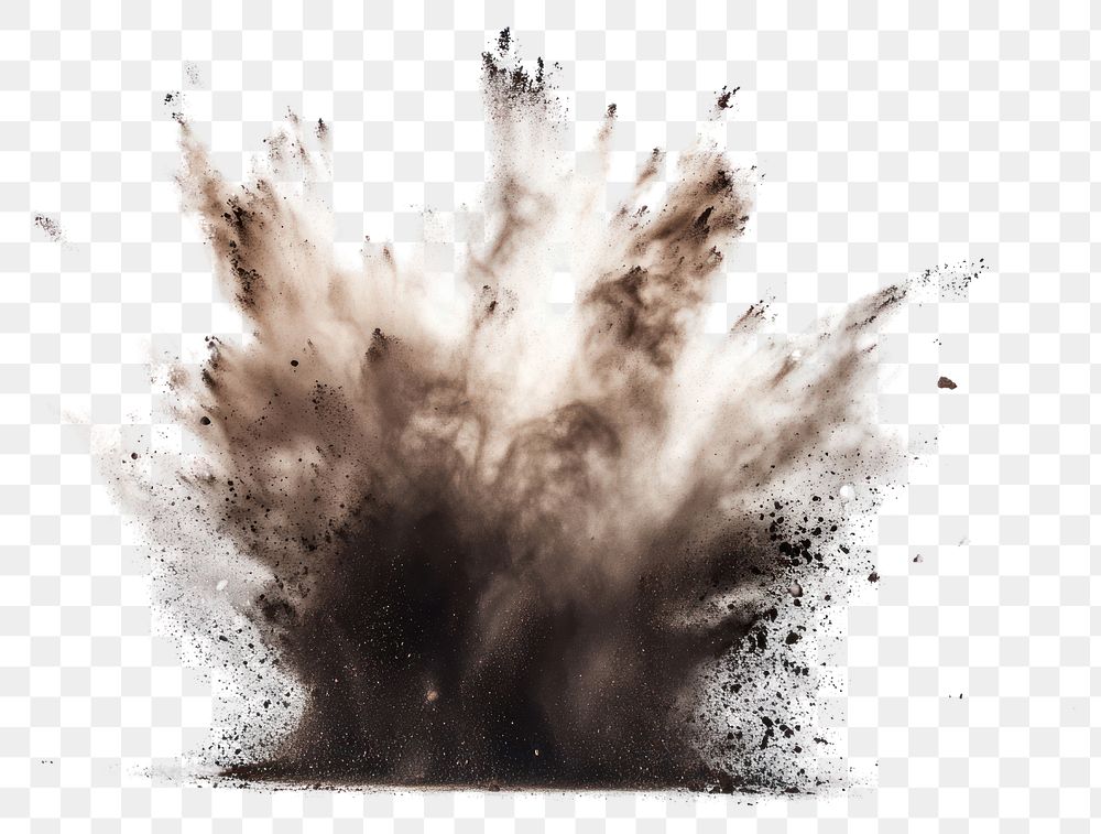 PNG Explosive dust cloud impact | Free PNG - rawpixel