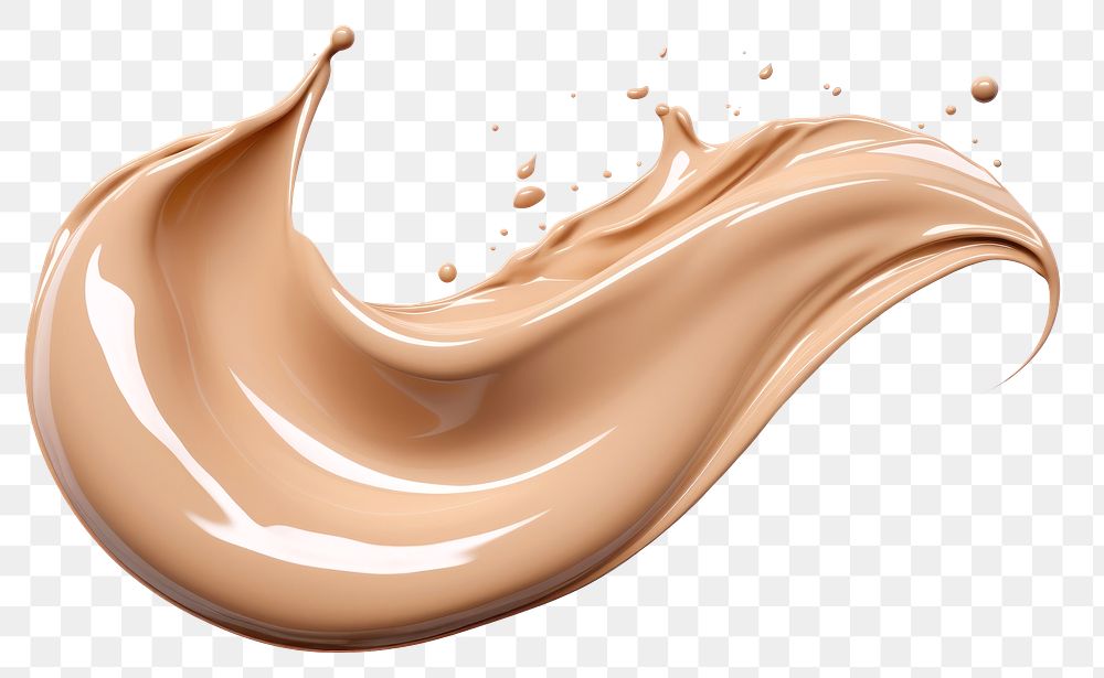 Liquid foundation splash cosmetic dessert | Free PNG - rawpixel